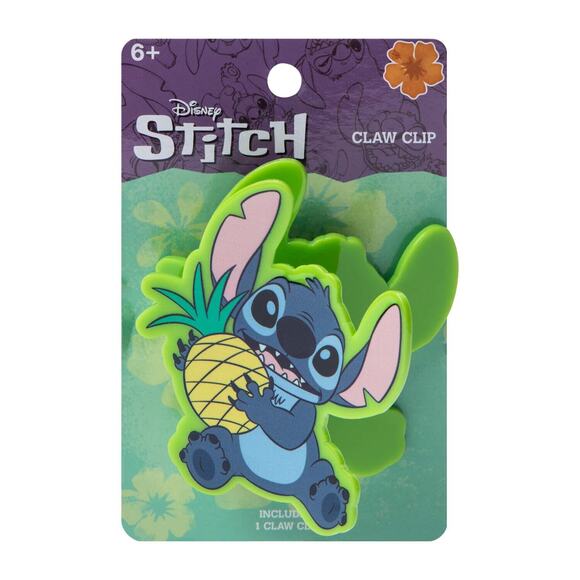Disney | Accessories | Disney Stitch Pineapple Claw Clip Bnwt | Poshmark